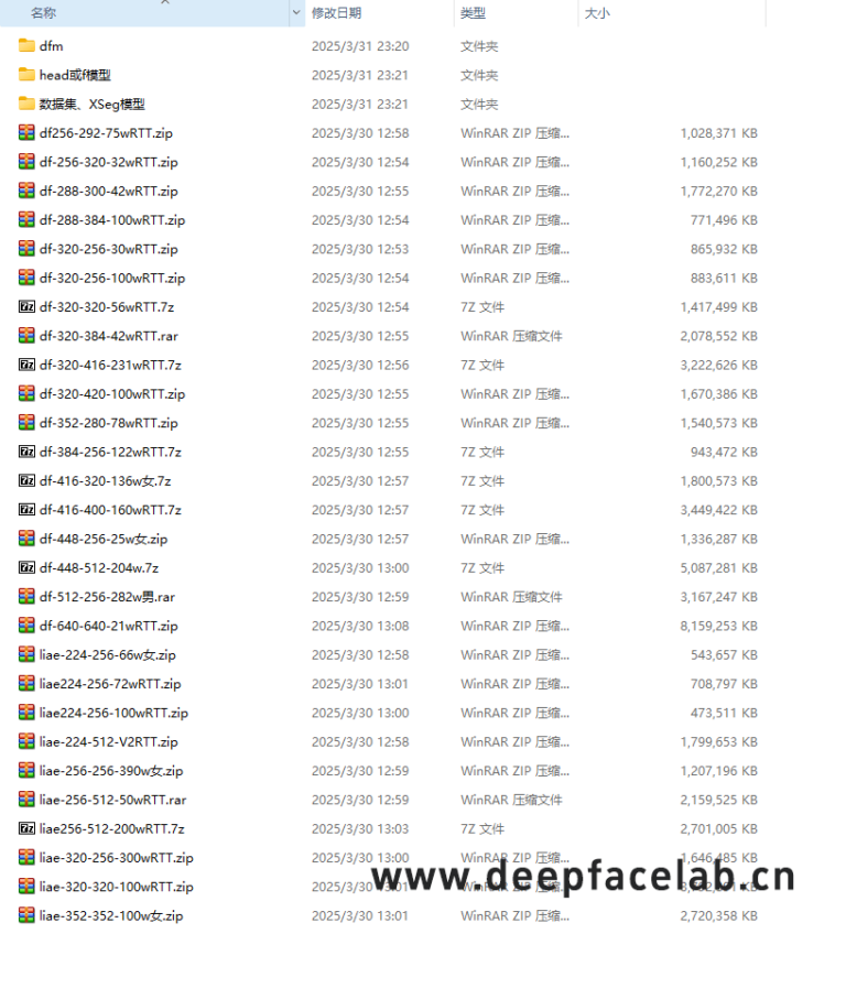 模型 & Model - DeepFacelab®/DeepFaceLive 中文官网Github